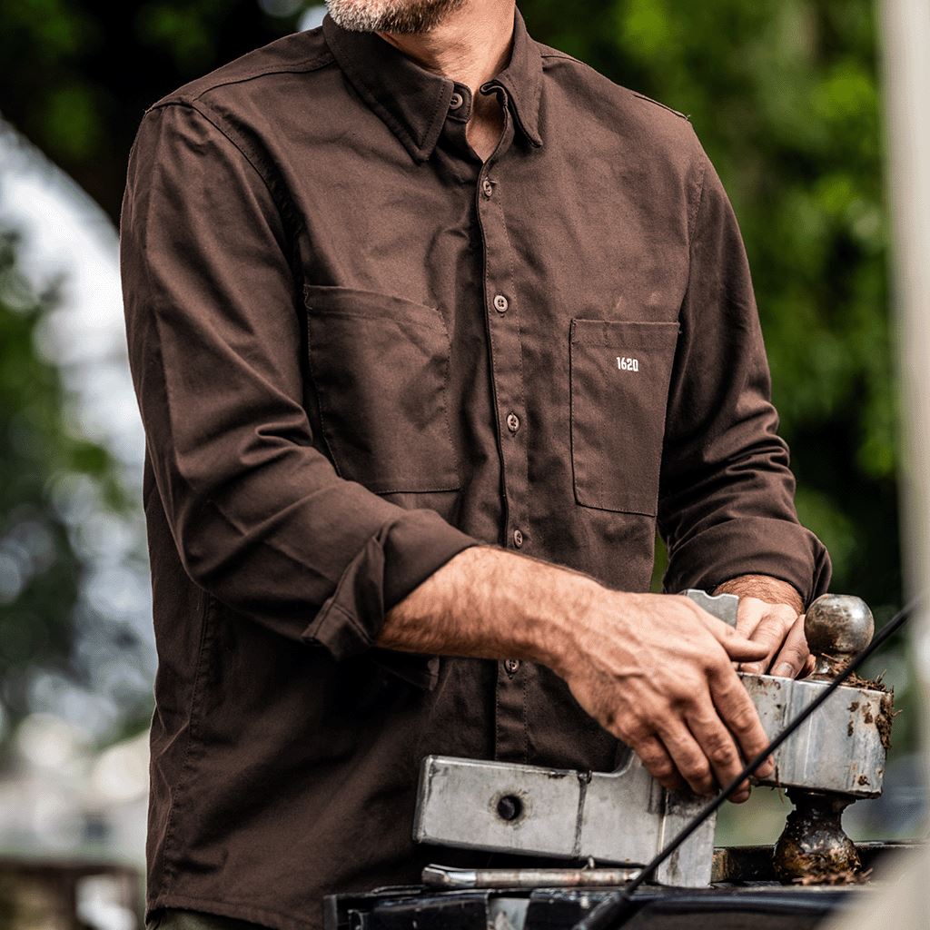 Button Down Work Shirt - American Made Quality - 1620 Workwear, Inc