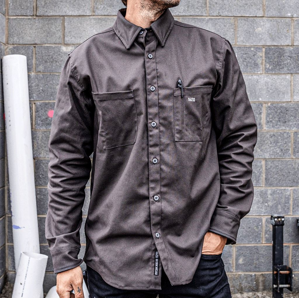 Button Down Work Shirt - American Made Quality - 1620 Workwear, Inc